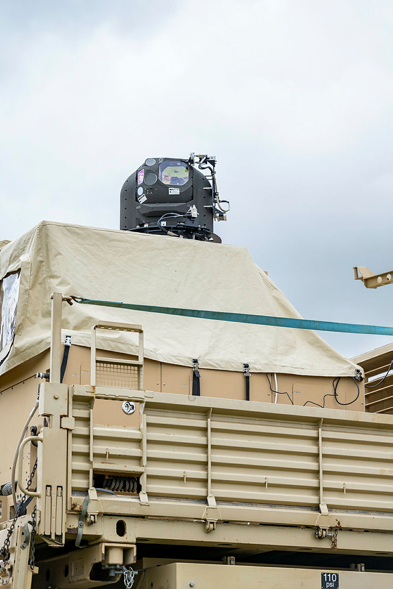 High-powered laser energy weapon fired from Wolfhound - Defence Equipment & Support